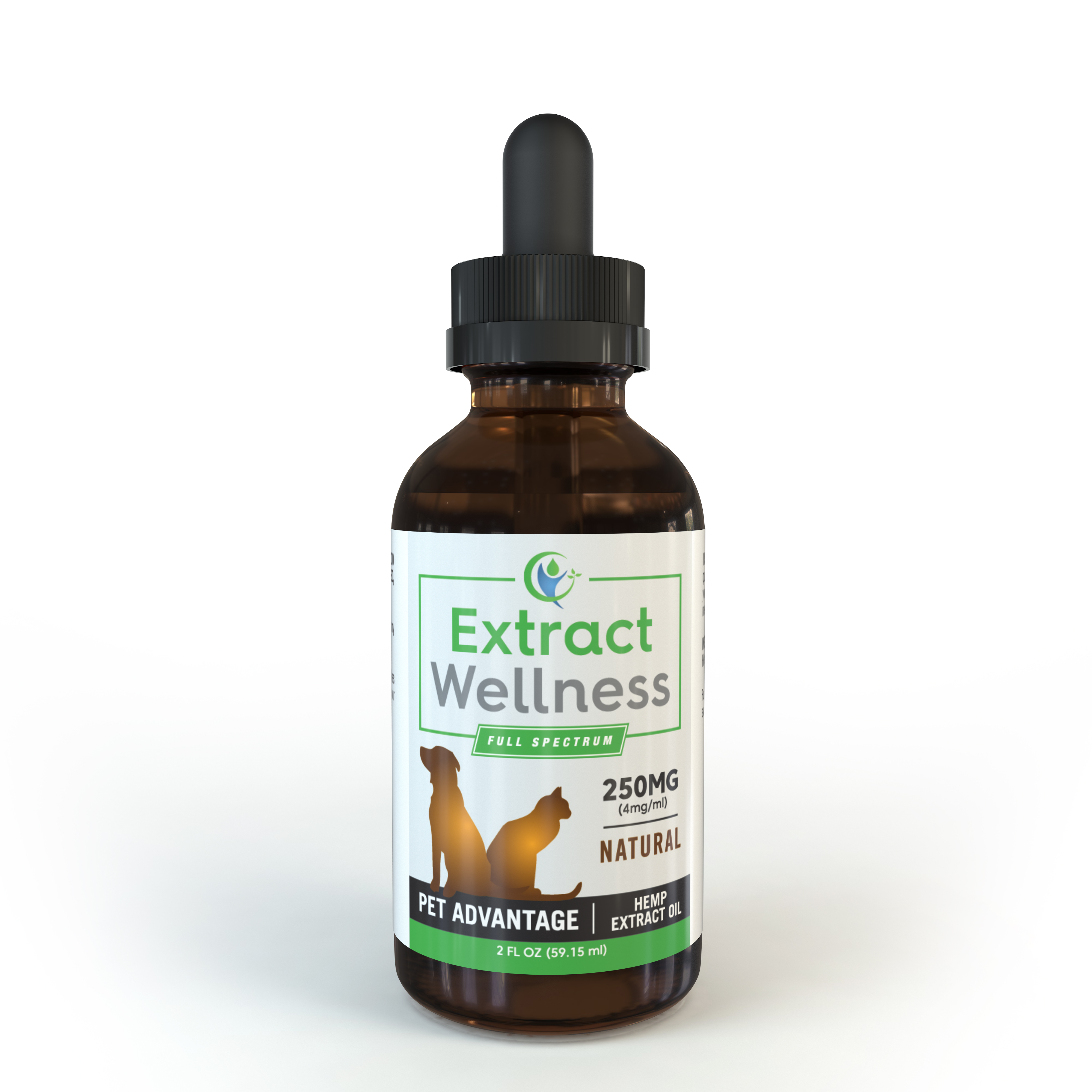Extract Wellness Pet Advantage Full Spectrum Hemp Oil - Natural